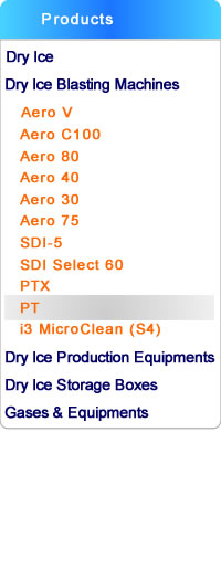 DRY ICE TECHNOLOGY CO., LTD. - Dry Ice Blasting Machines - Power PT